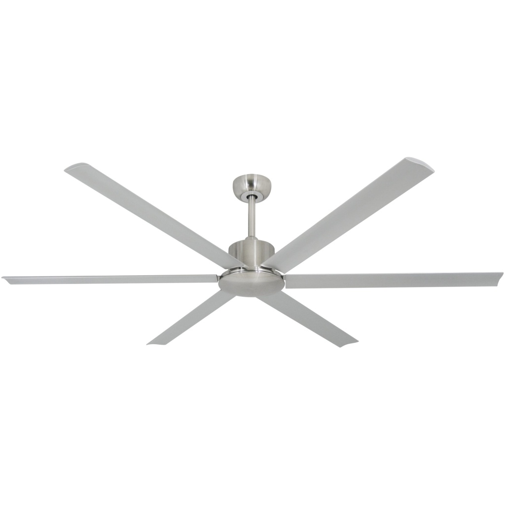 BOSS 72″ Brushed Nickel Indoor/Outdoor Ceiling Fan | Revolution Lighting