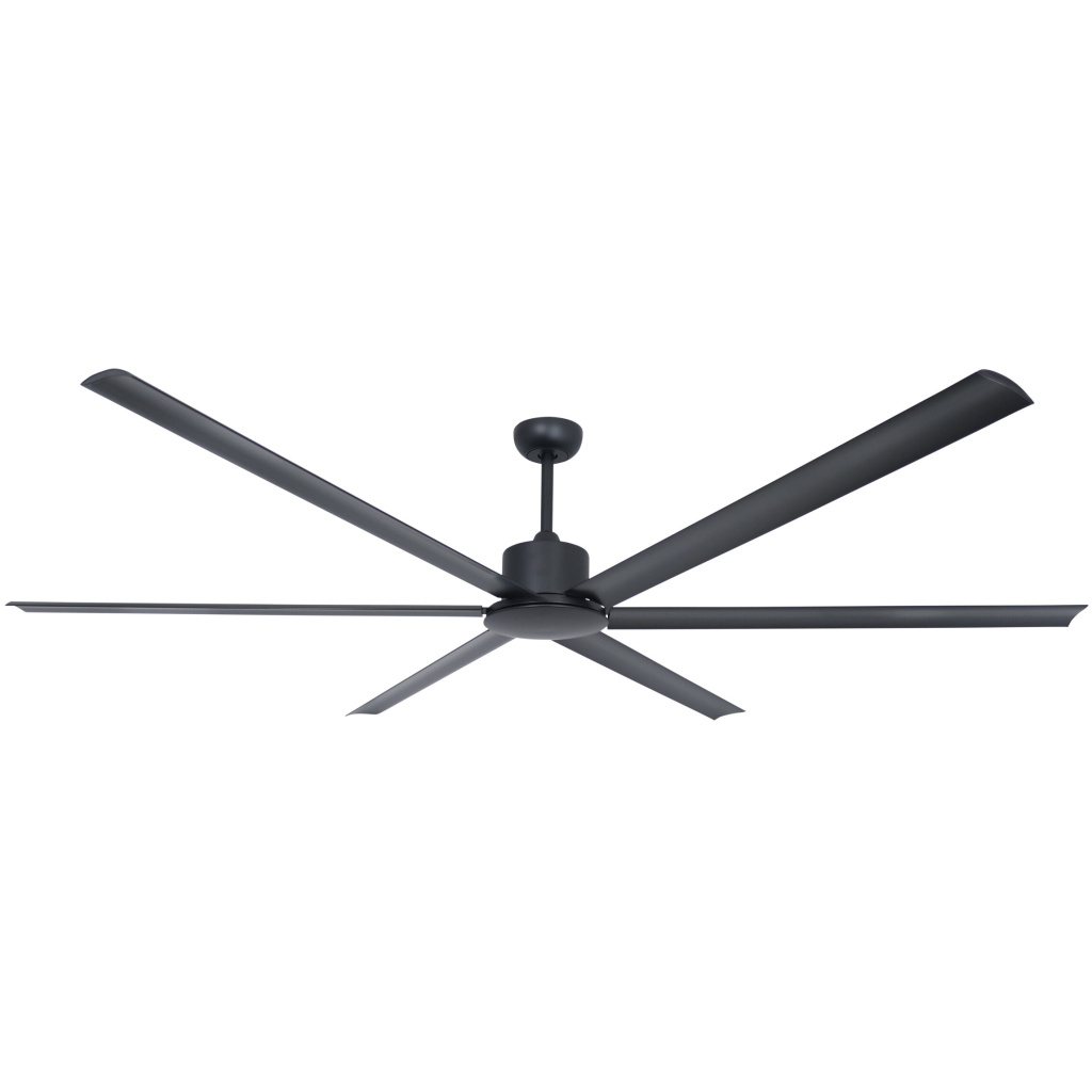 BOSS 84″ Black Indoor/Outdoor Ceiling Fan | Revolution Lighting