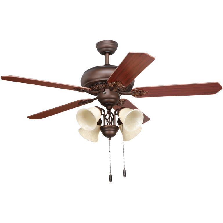 CALVIN 52″ Venetian Bronze Ceiling Fan | Revolution Lighting