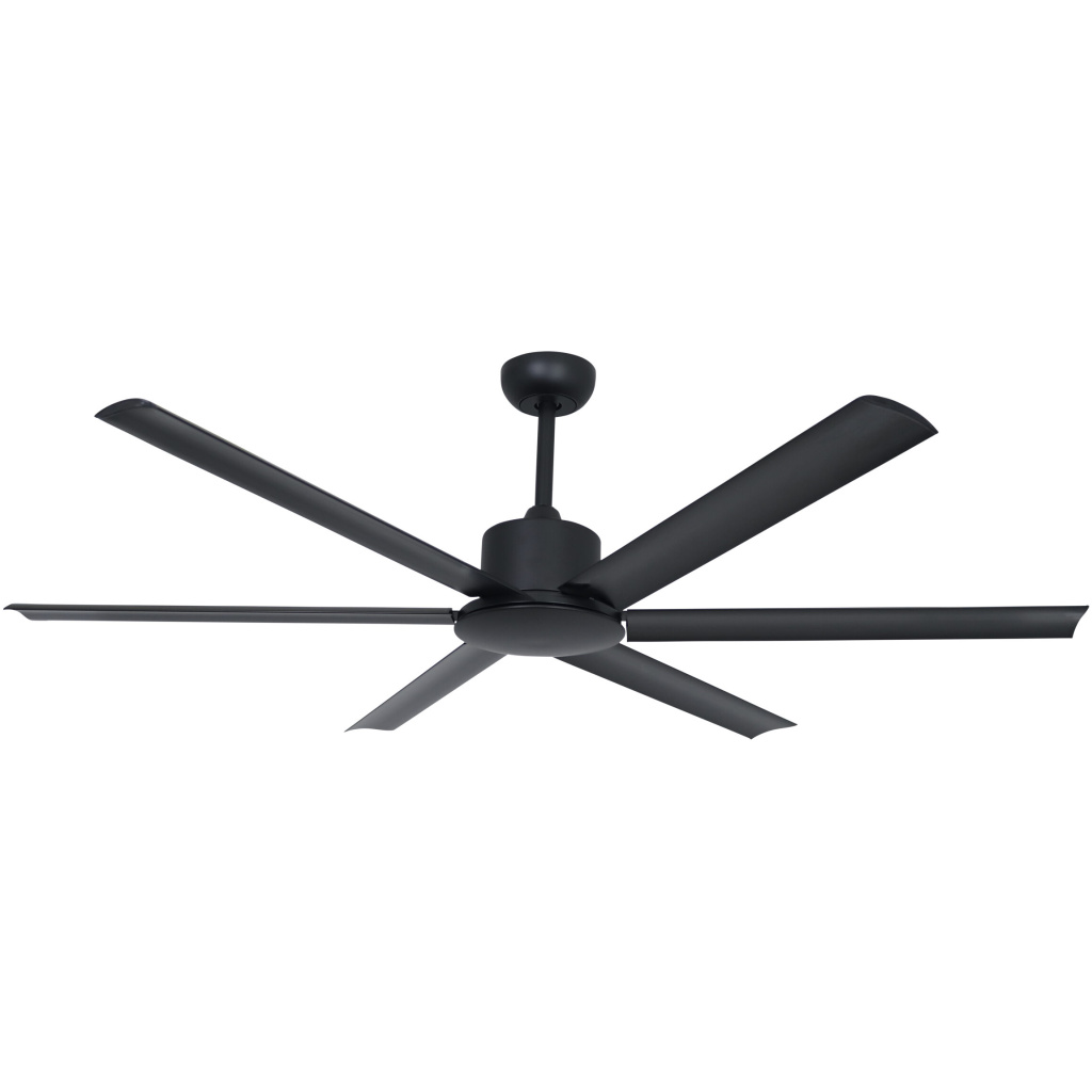 BOSS 60″ Black Indoor/Outdoor Ceiling Fan | Revolution Lighting