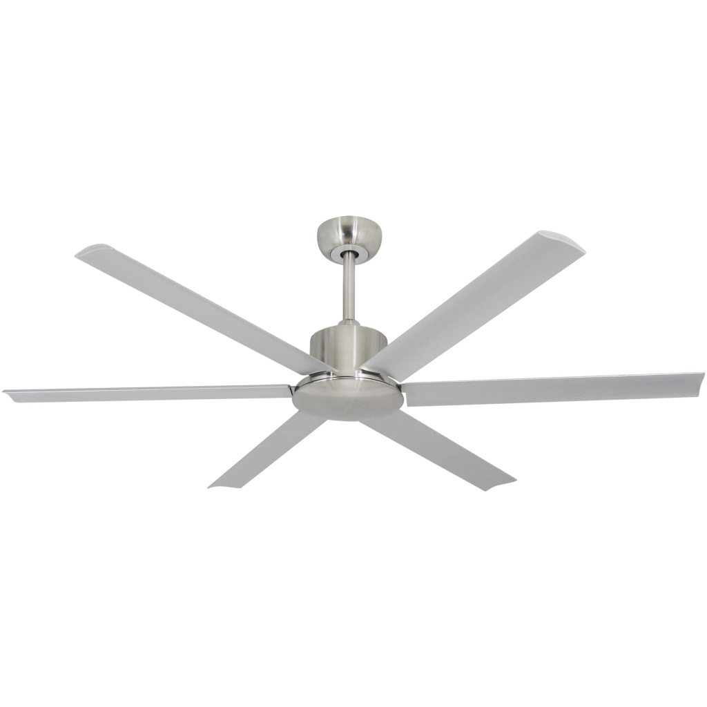 BOSS 60″ Brushed Nickel Indoor/Outdoor Ceiling Fan | Revolution Lighting