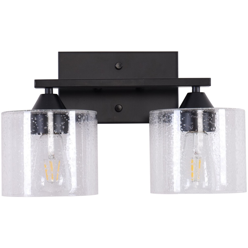 BL59 Black 2 Light Vanity | Revolution Lighting