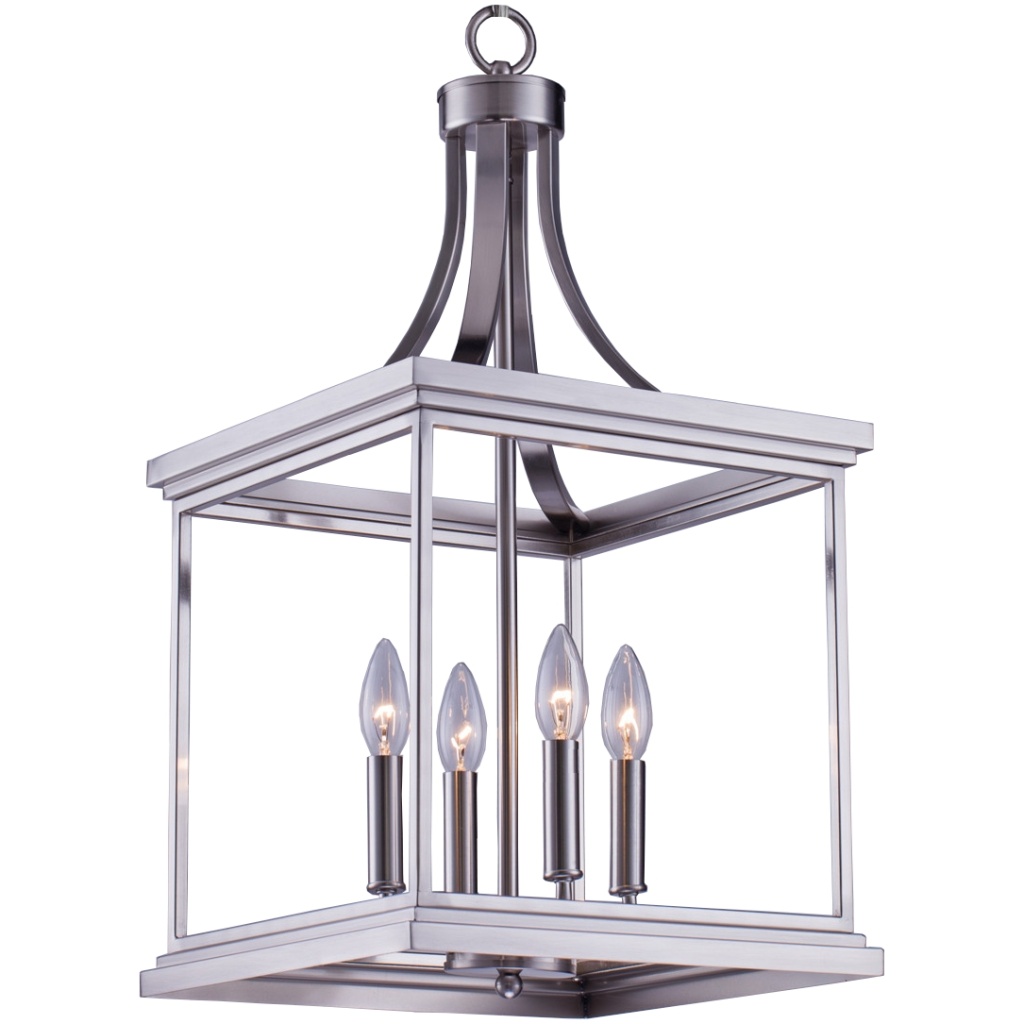 CG44 Brushed Nickel 4 Light 24″ Cage | Revolution Lighting
