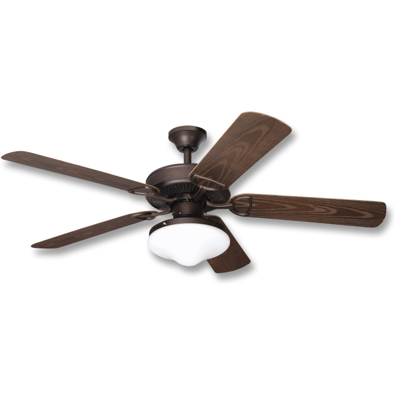 WEATHERMAN 52″ Bronze Indoor/Outdoor Ceiling Fan | Revolution Lighting