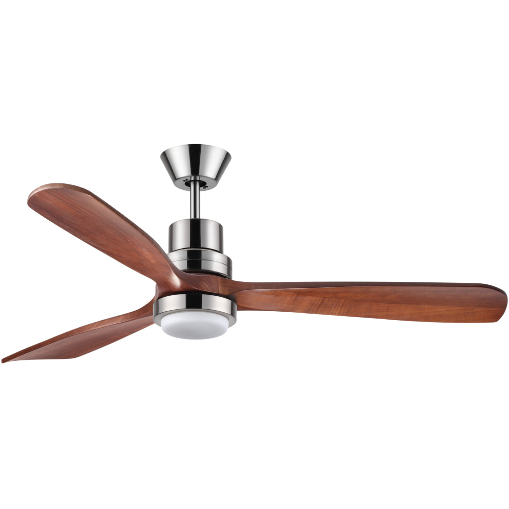 OAR 52″ Brushed Nickel Indoor/Outdoor Ceiling Fan | Revolution Lighting