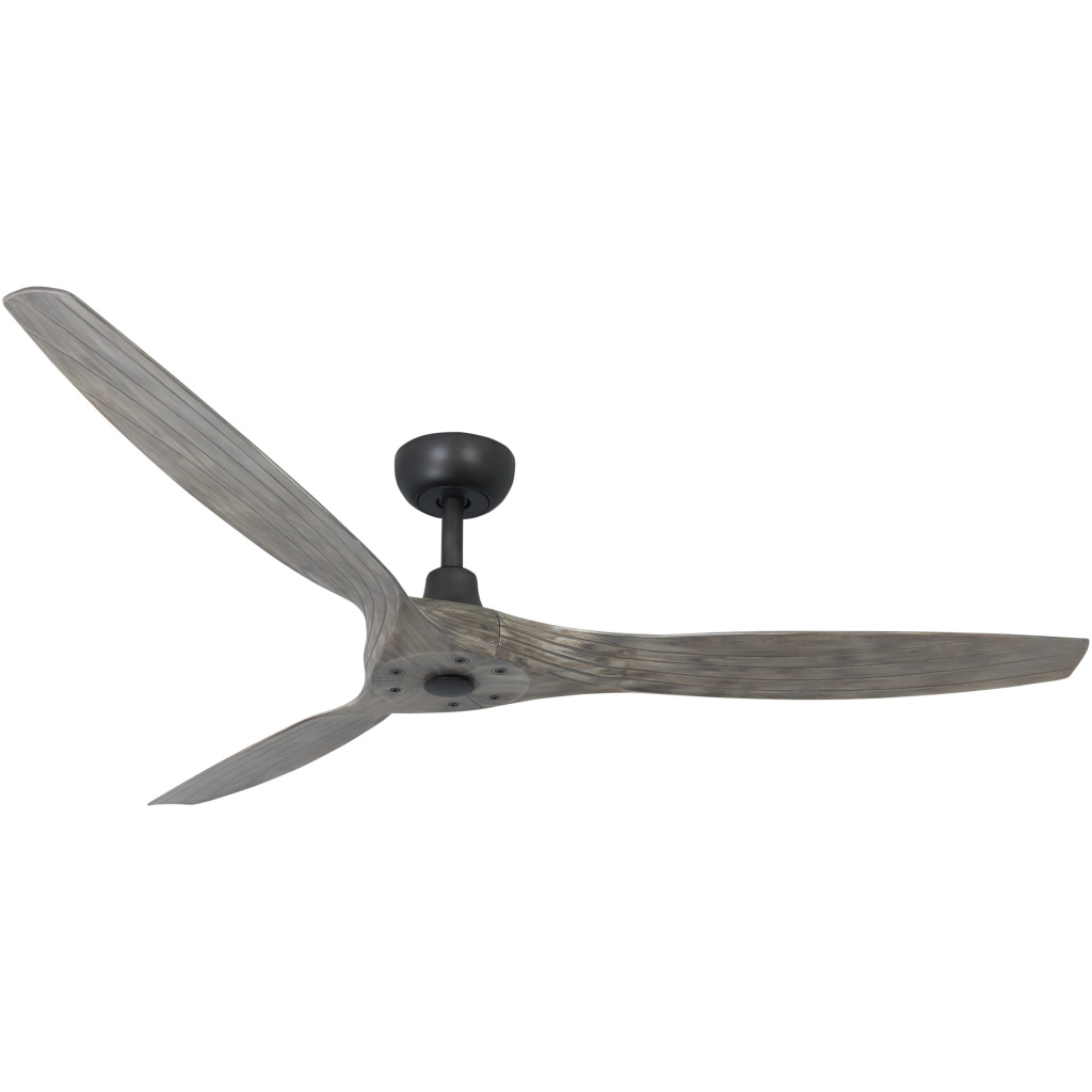 TRIUNE 60″ Celestial Bronze/Weathered Oak Indoor/Outdoor Ceiling Fan ...