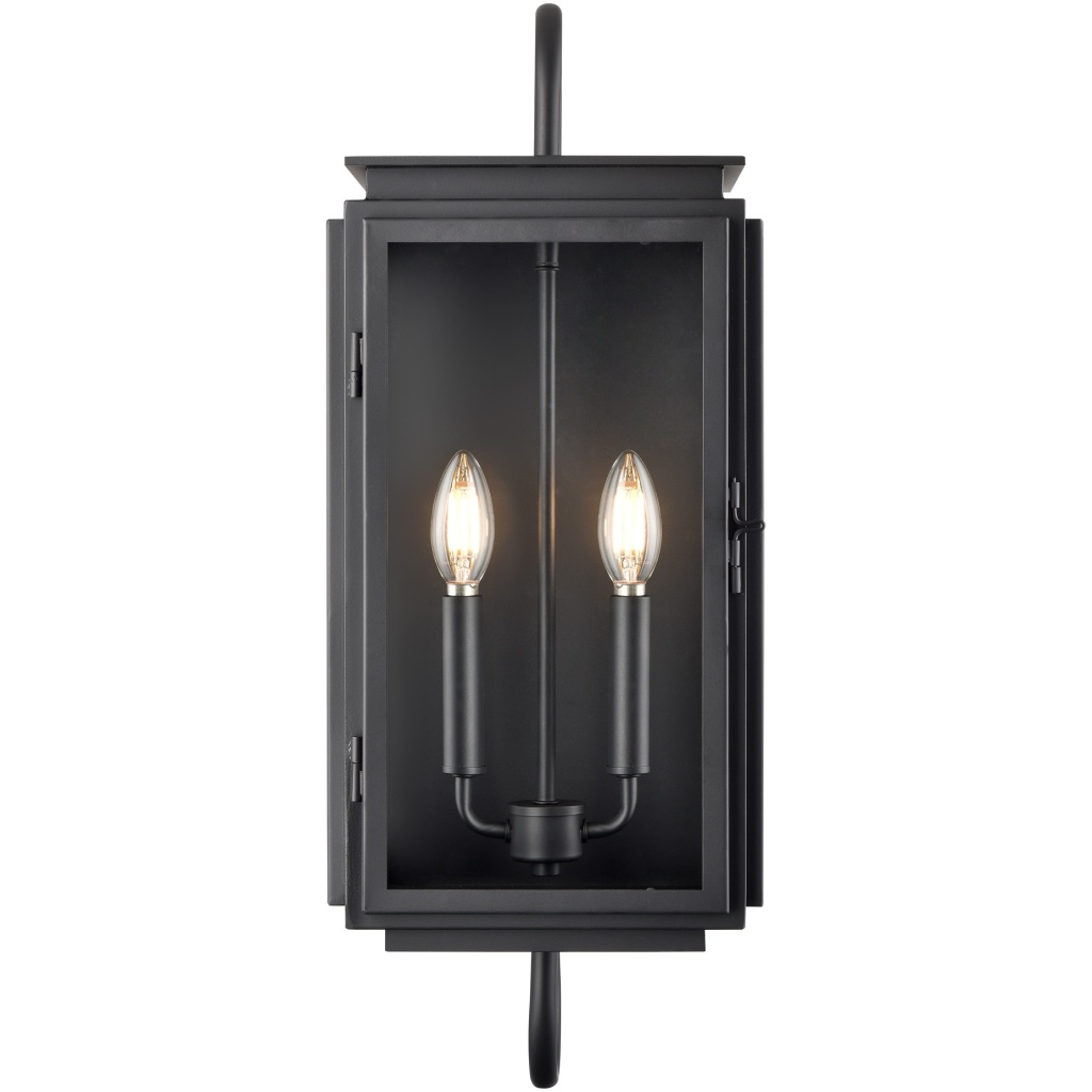BANKS 24″ Black Outdoor Wall Lantern | Revolution Lighting